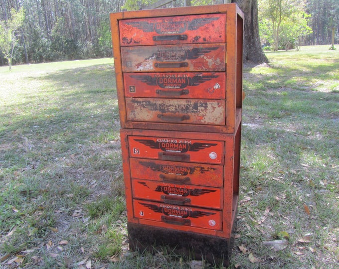 Dorman Parts Cabinet, Industrial Storage, Metal Drawer, Metal Bin ...