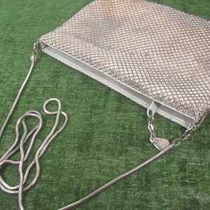 Vintage Silver Mesh Purse, Purse, Bag, Formal Purse, Wedding Purse ...