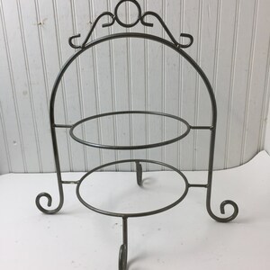 Vintage Plate/pie Rack, Plate Holder, Metal Rack, Iron Pie Cooling Rack ...