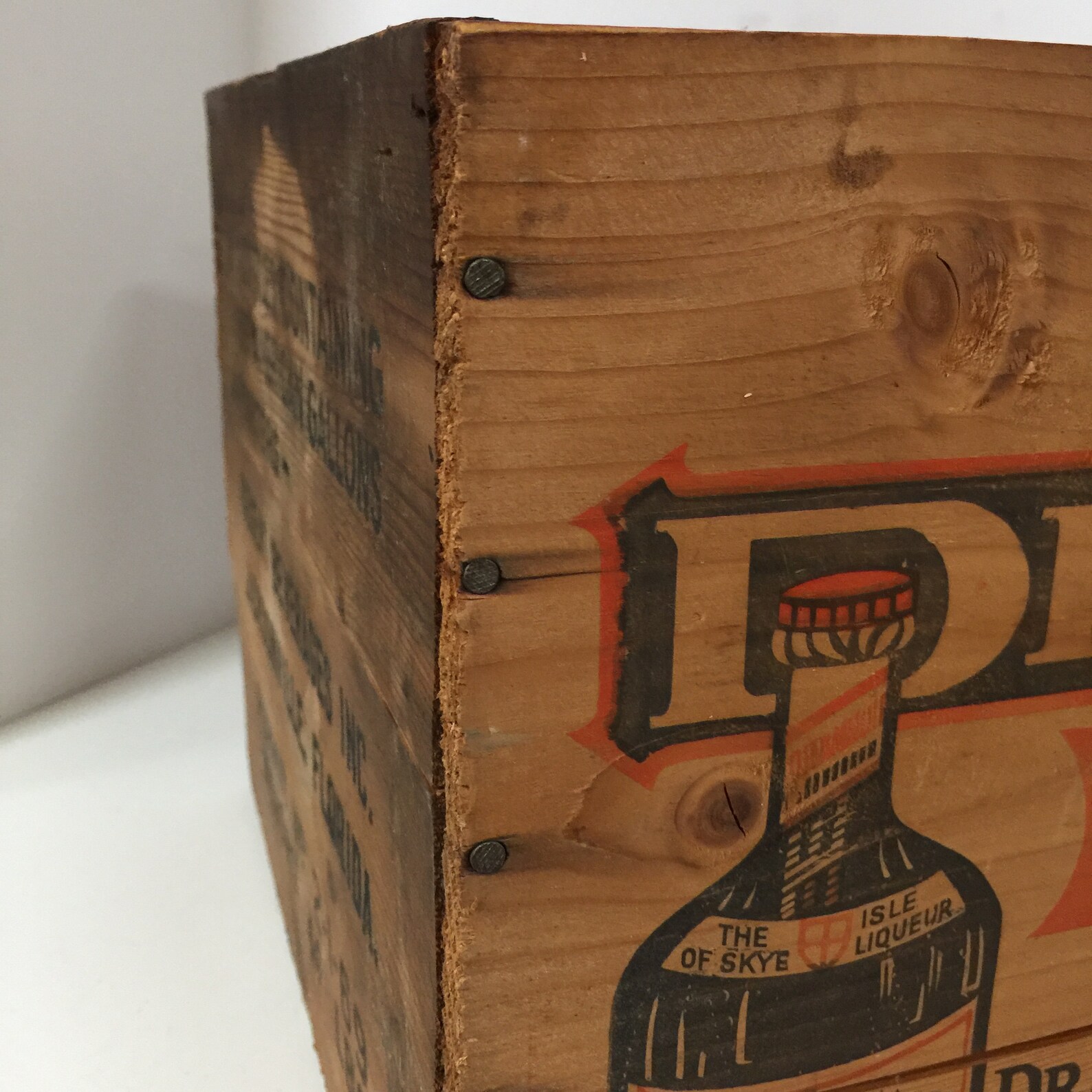 Vintage Wood Crate, Wood Box, Liquor Crate, Drambuie, Rustic Decor ...