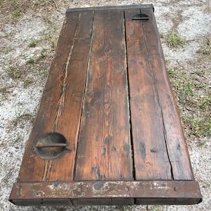 Antique Ship Hatch Coffee Table, Liberty Ship Hatch, Unique Furniture ...