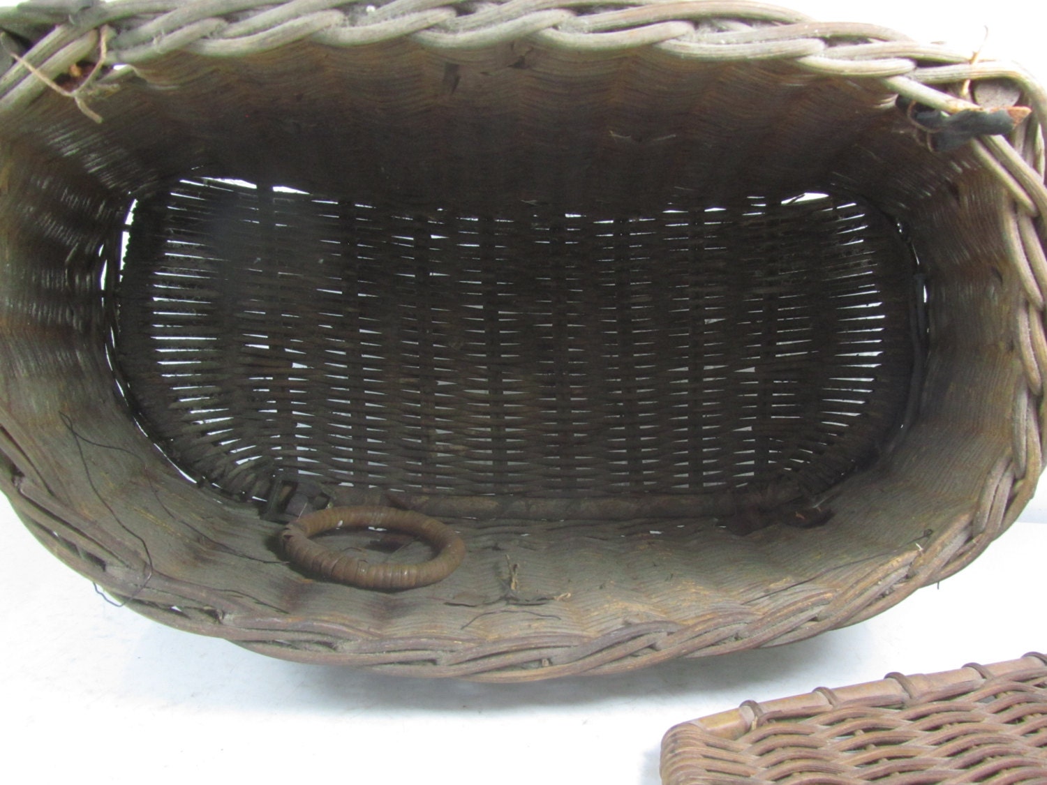 Antique Creel Basket, Vintage Fishing Basket,1930s Decor, Fishing ...