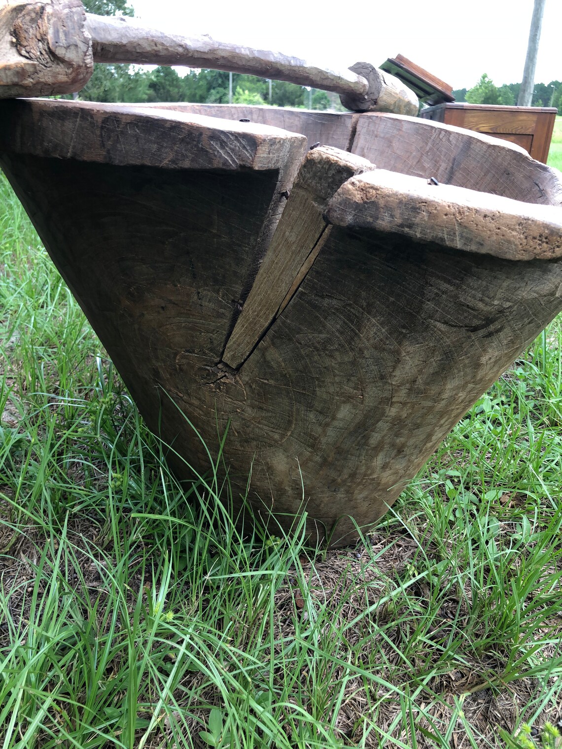Antique Mortar and Pestle, Primitive Tools, Huge Large Mortar and ...