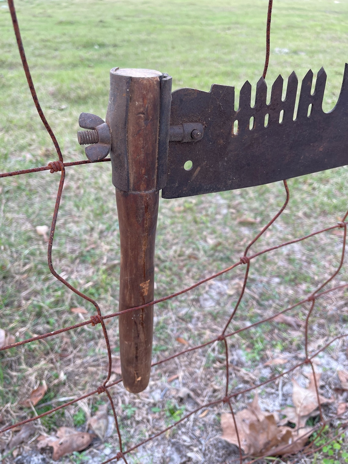 Antique Large Saw, 2 Man Saw, Lumberjack, Rusty Wall Decor, Cross Cut ...