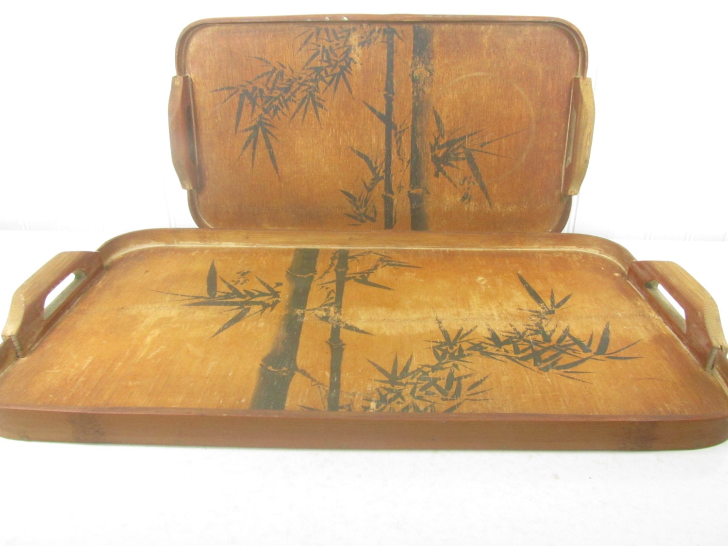 Vintage Serving Tray Wood Tray Home Decor Serving Tray | Etsy