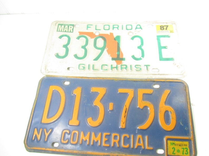 Vintage License Plates Rusty License Plates Vintage Car | Etsy