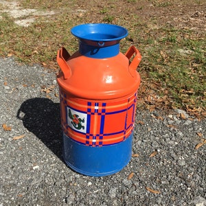 Florida Gators, ANTIQUE Milk Can, Gator Football, UF, Milk Bottle ...