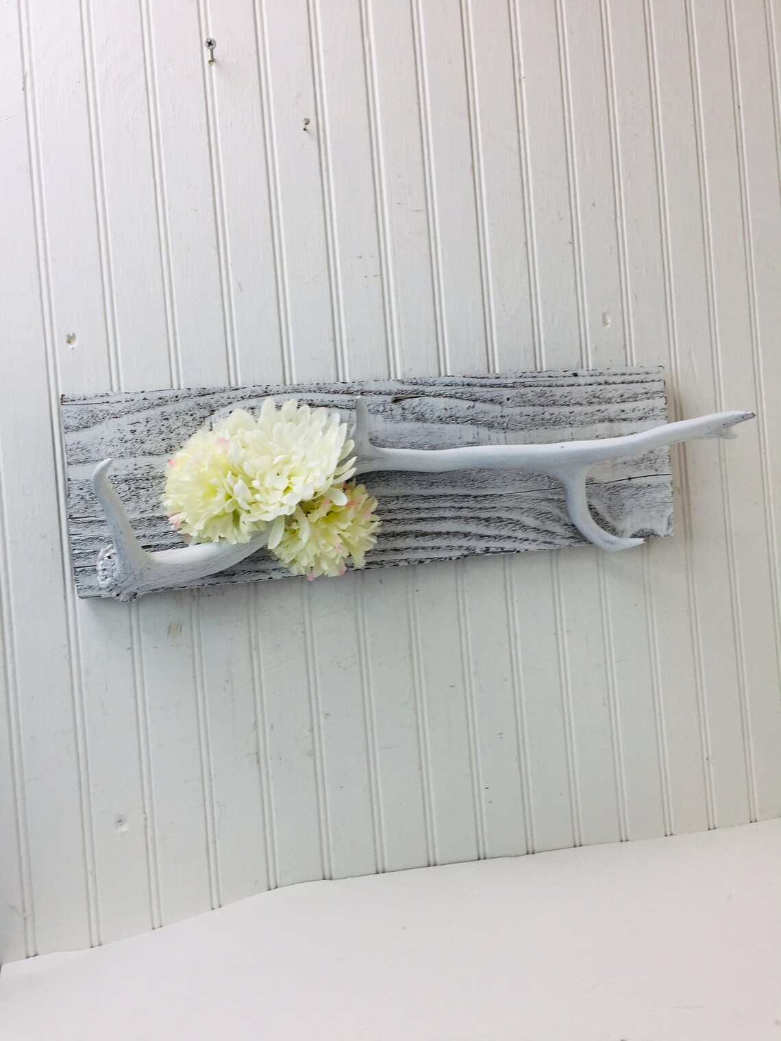 Vintage Antler Hat Rack Deer Antler Horn Hooks Wall Decor - Etsy