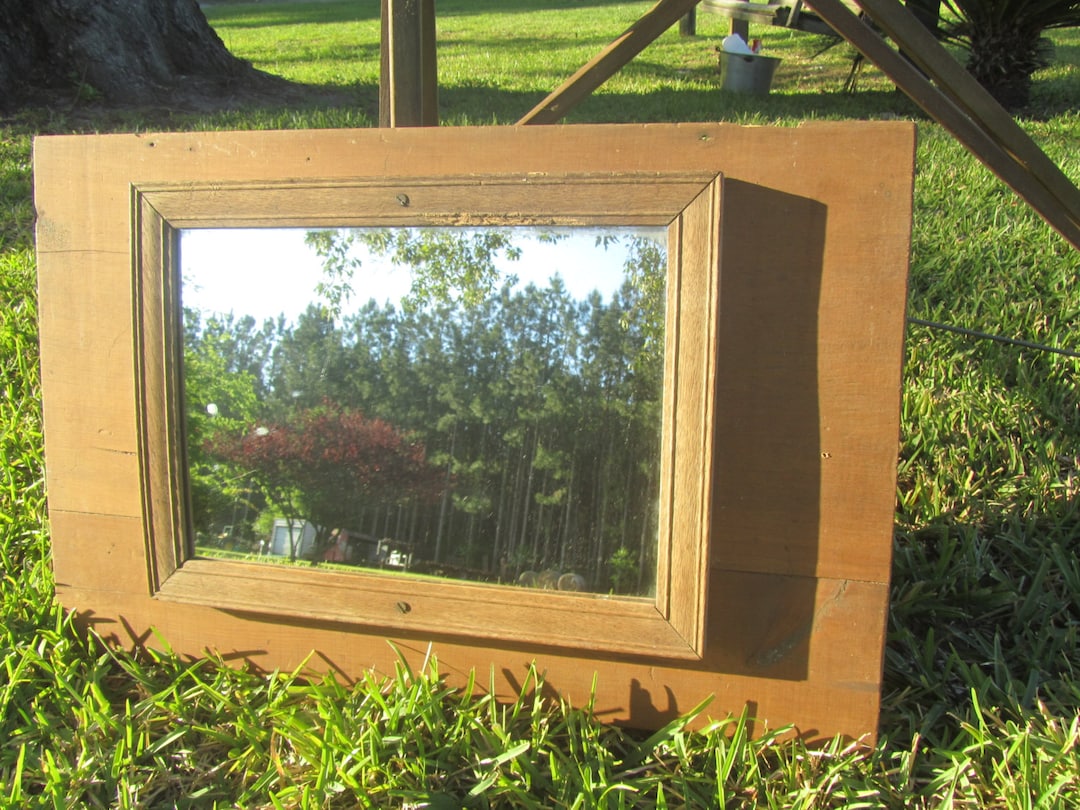 Farmhouse Mirror, Rustic Mirror, Wood Mirror, Vintage Mirror, Reclaimed ...