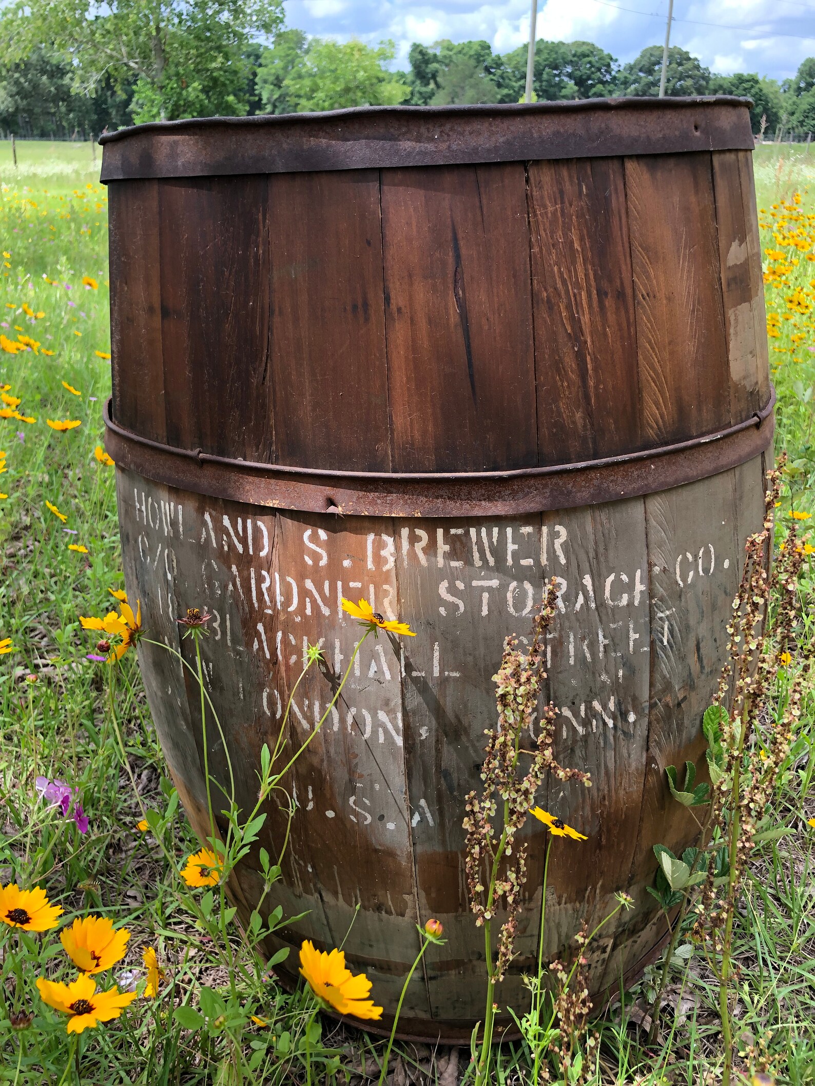 Large Antique Barrel Wood Barrel General Store Barrel - Etsy