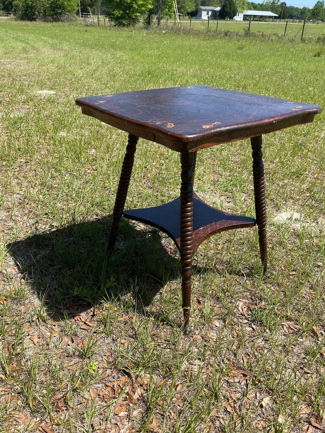 Antique Table, Victorian, Ornate Table, Burnt Match, Tea Table, Claw ...