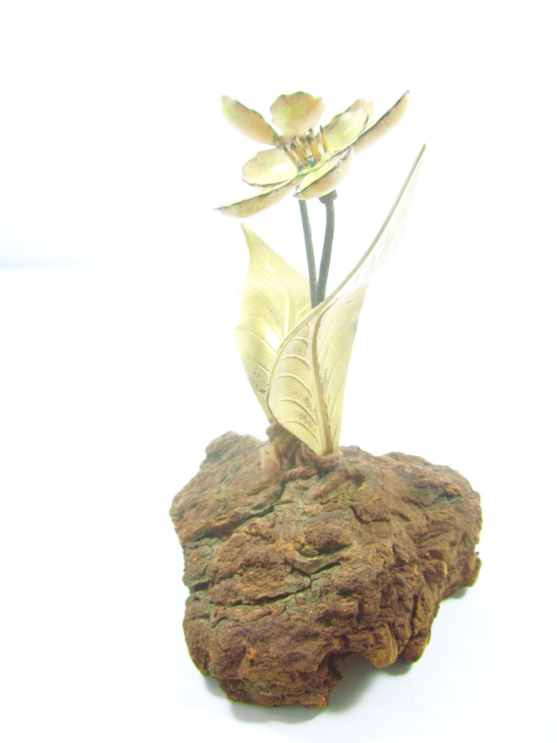 Flower Sculpture Bovano Connecticut Enamel Flower Metal | Etsy