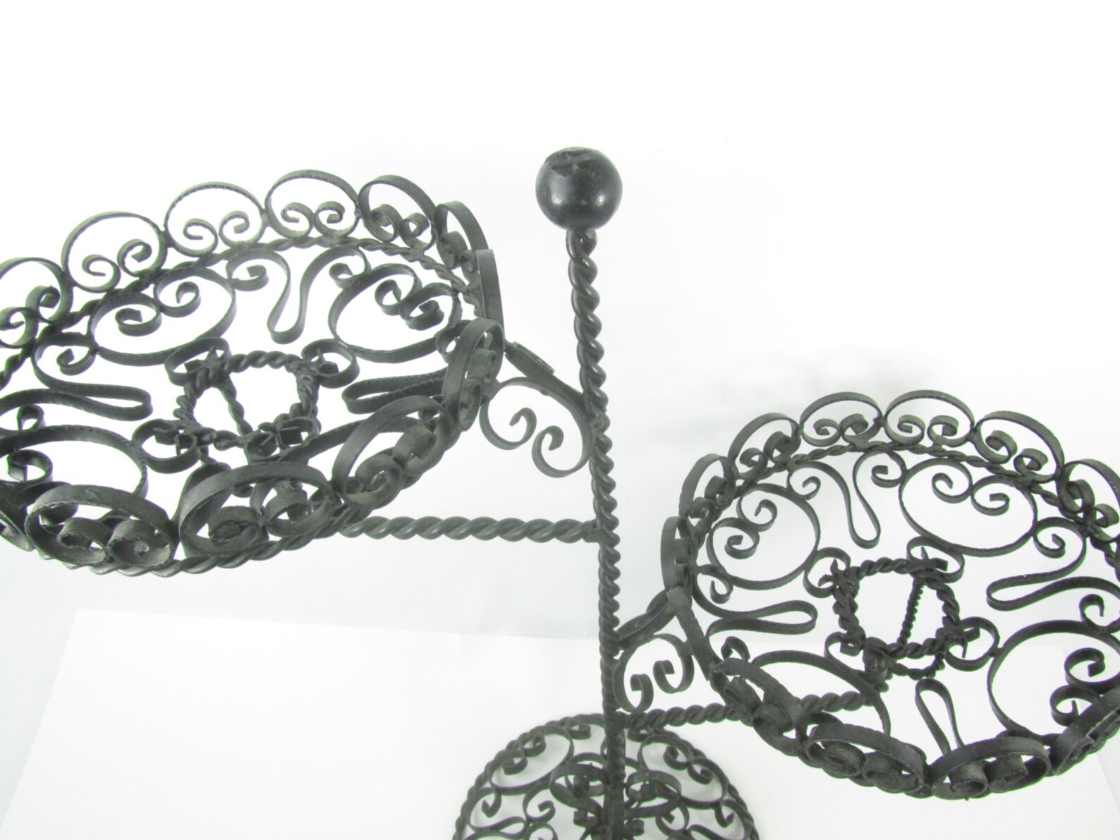 Wrought iron centerpiece cake stand wedding candle holder | Etsy