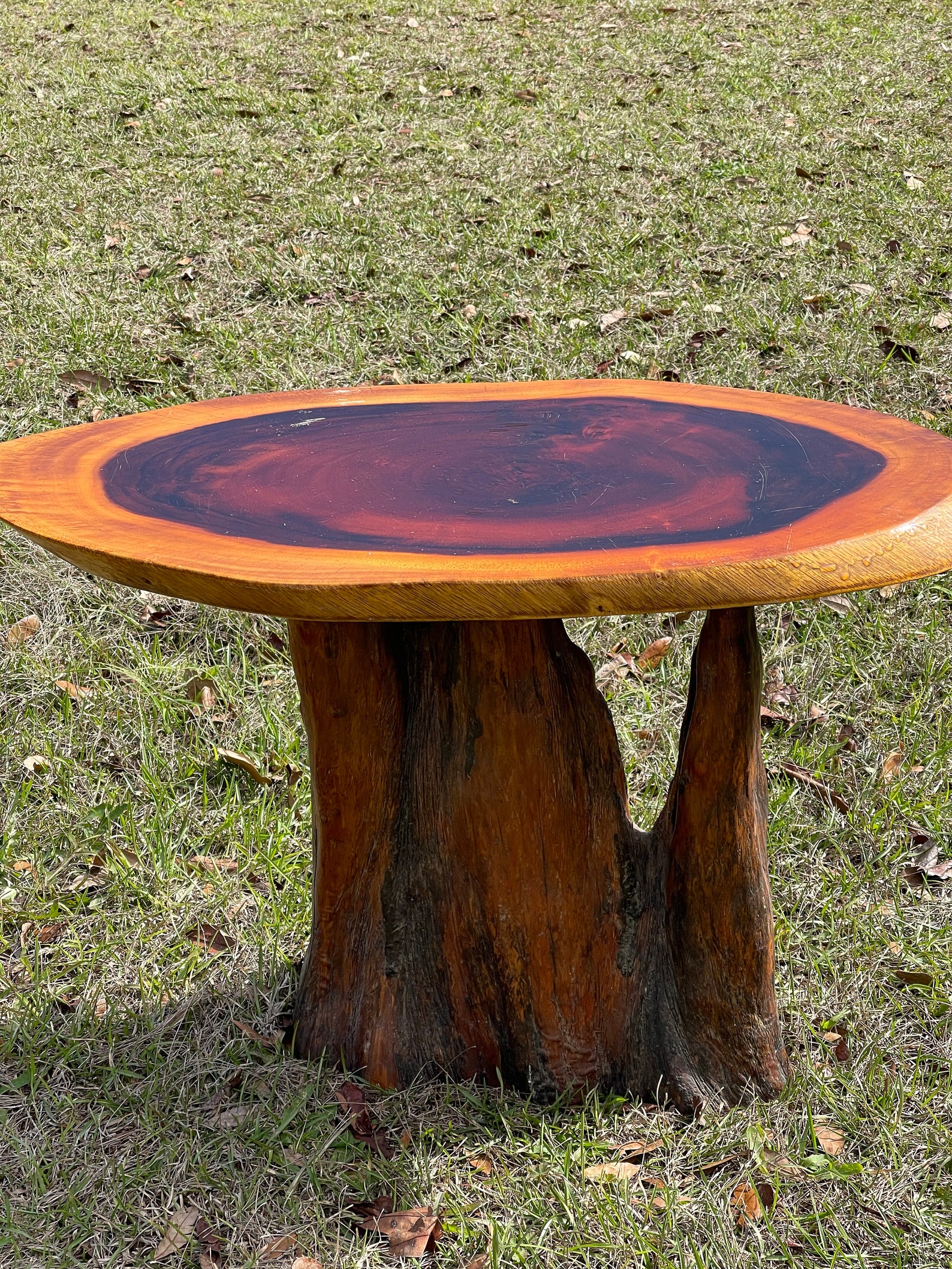 Cypress Slab Side Table Wood End Table Furniture Natural | Etsy