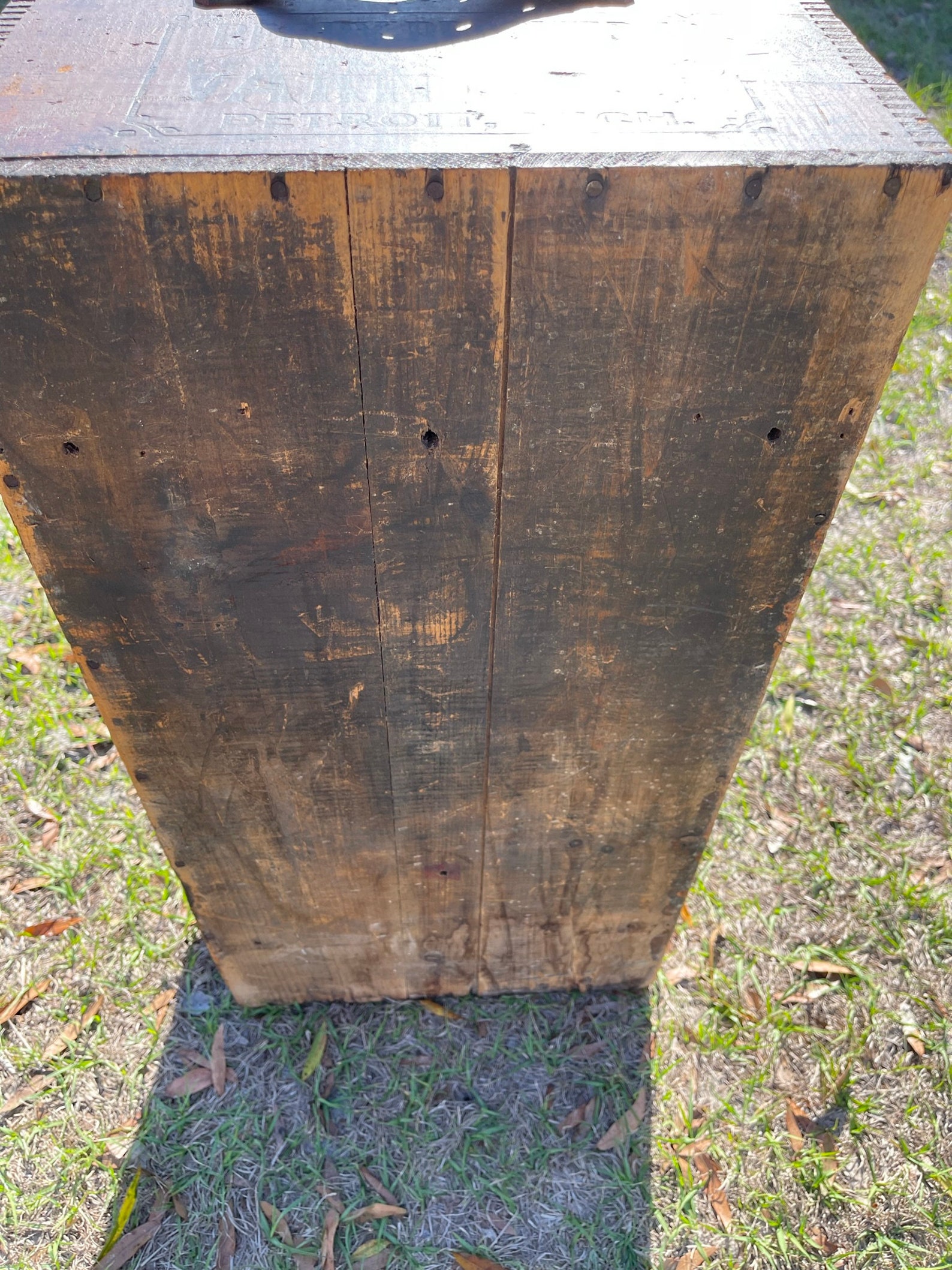 Antique Wood Box, Berry Brothers Varnish Crate, Industrial Box, Rustic ...