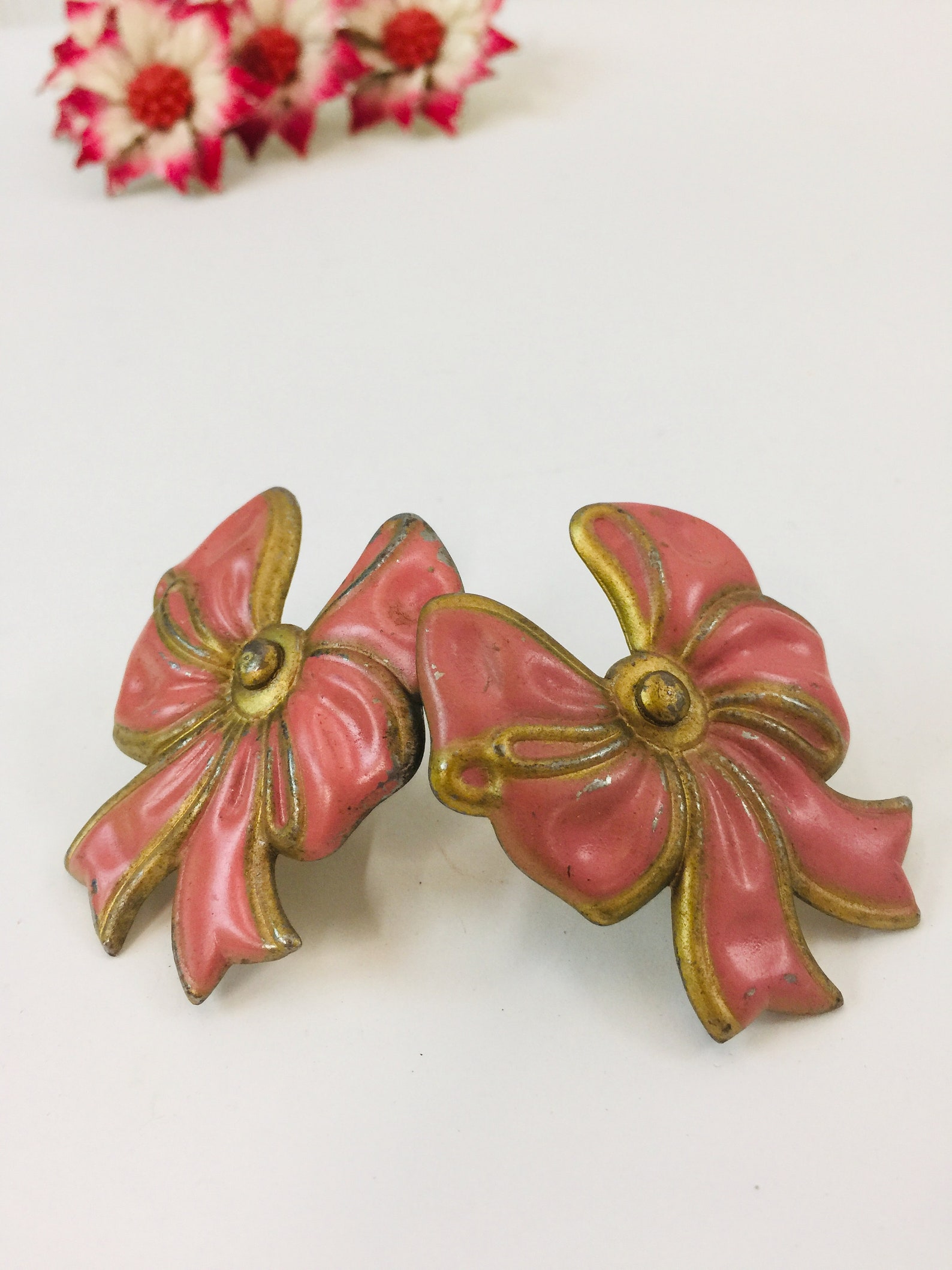 Vintage Metal Push Pins 23 Curtain Pin Tie Backs Vintage | Etsy