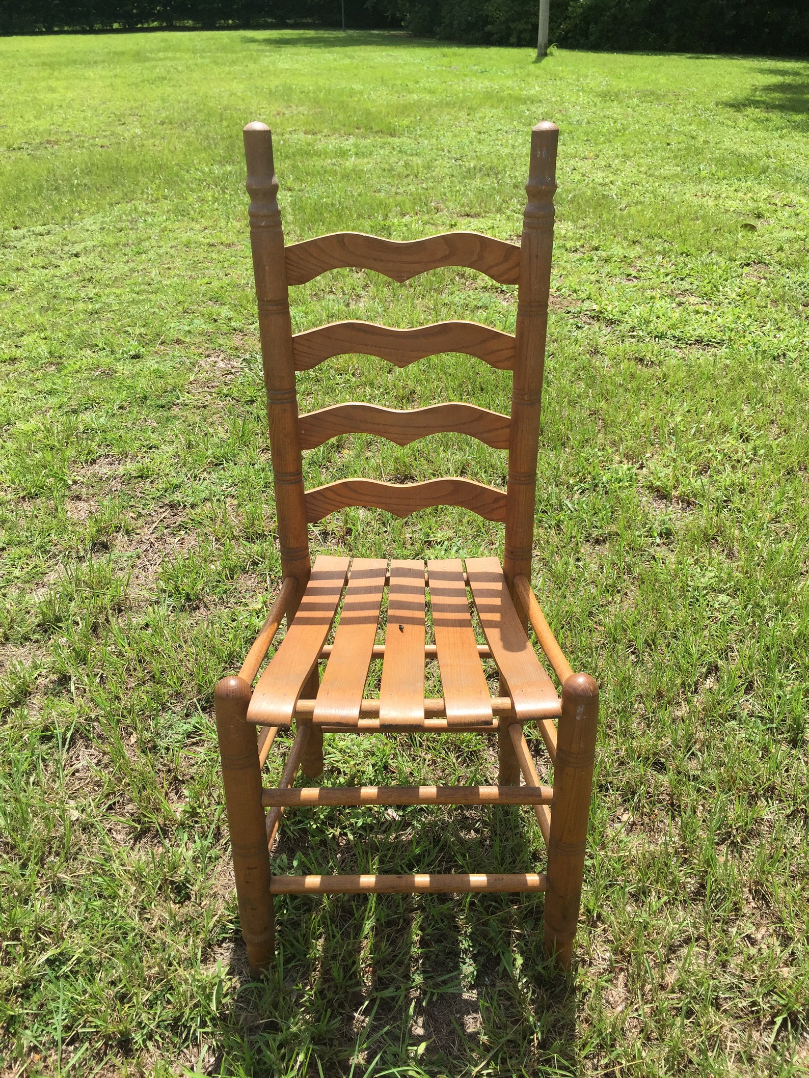 Primitive Furniture Ladder Back Chair French Country Decor | Etsy