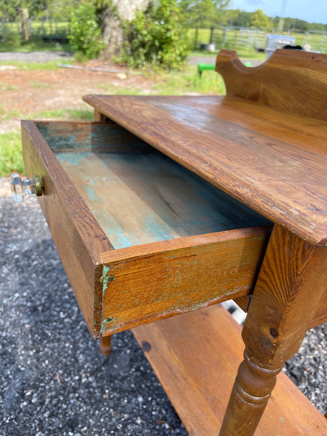 Dry Sink Antique Nightstand Primitive Rustic Design Wood - Etsy