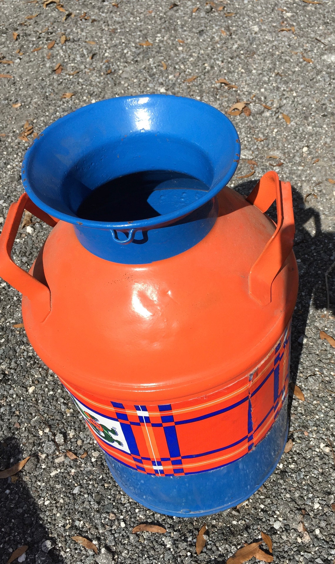 Florida Gators ANTIQUE Milk Can Gator Football UF Milk | Etsy