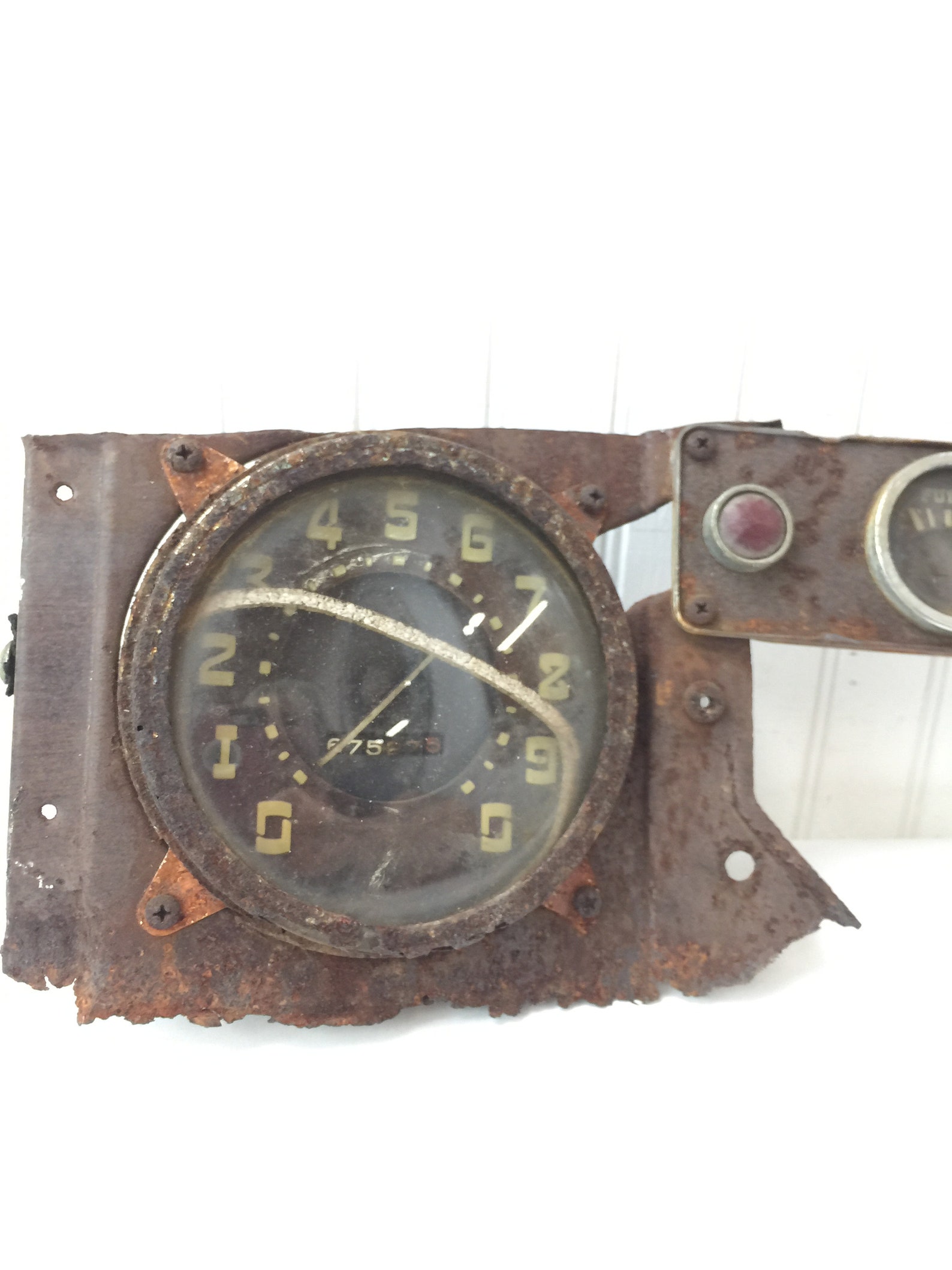 Vintage Speedometer Dashboard Instruments Rusty Car Parts - Etsy