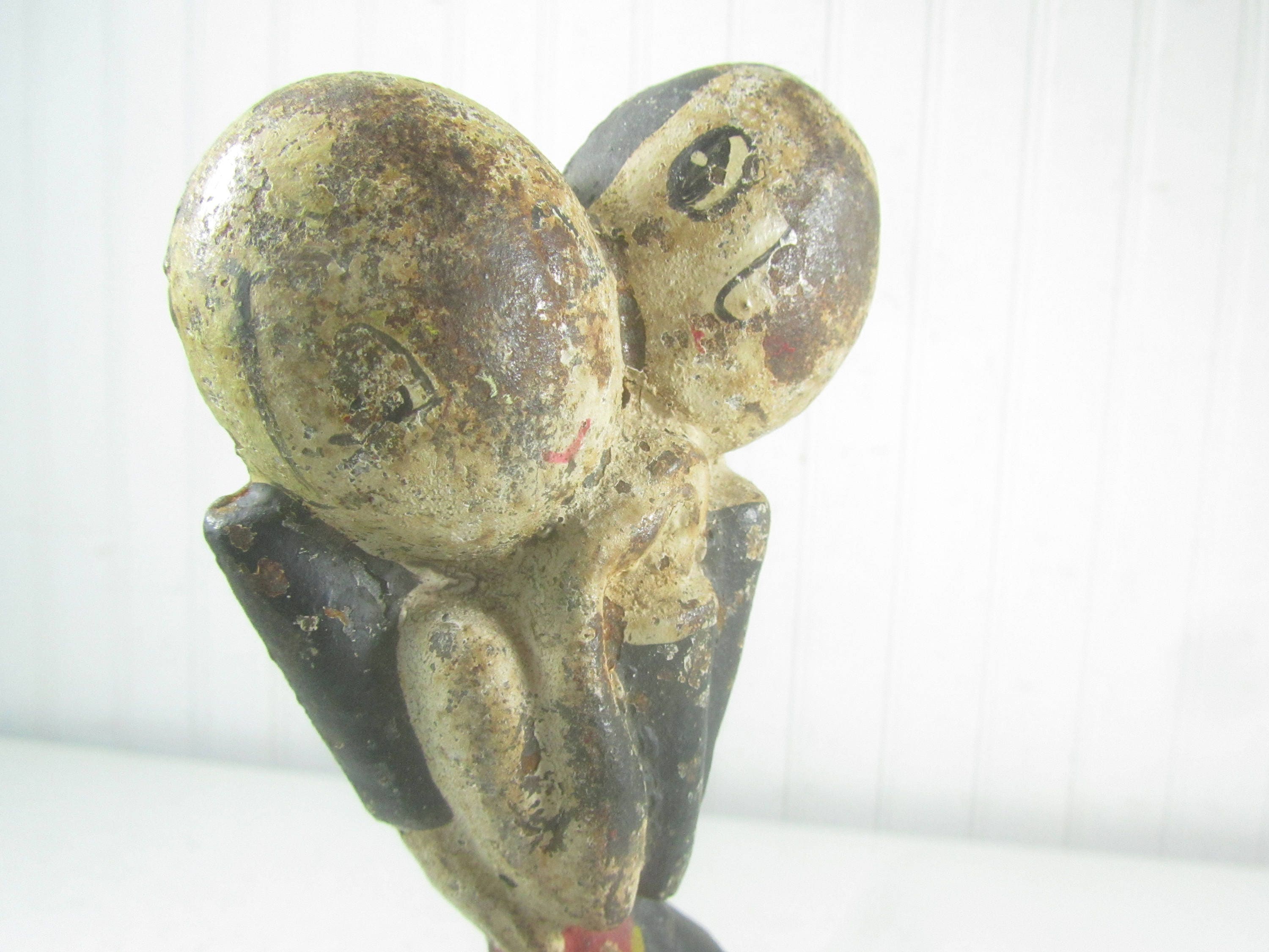 Vintage Cast Iron Charleston Dancers, Antique Cast Iron Door Stop, Anne ...