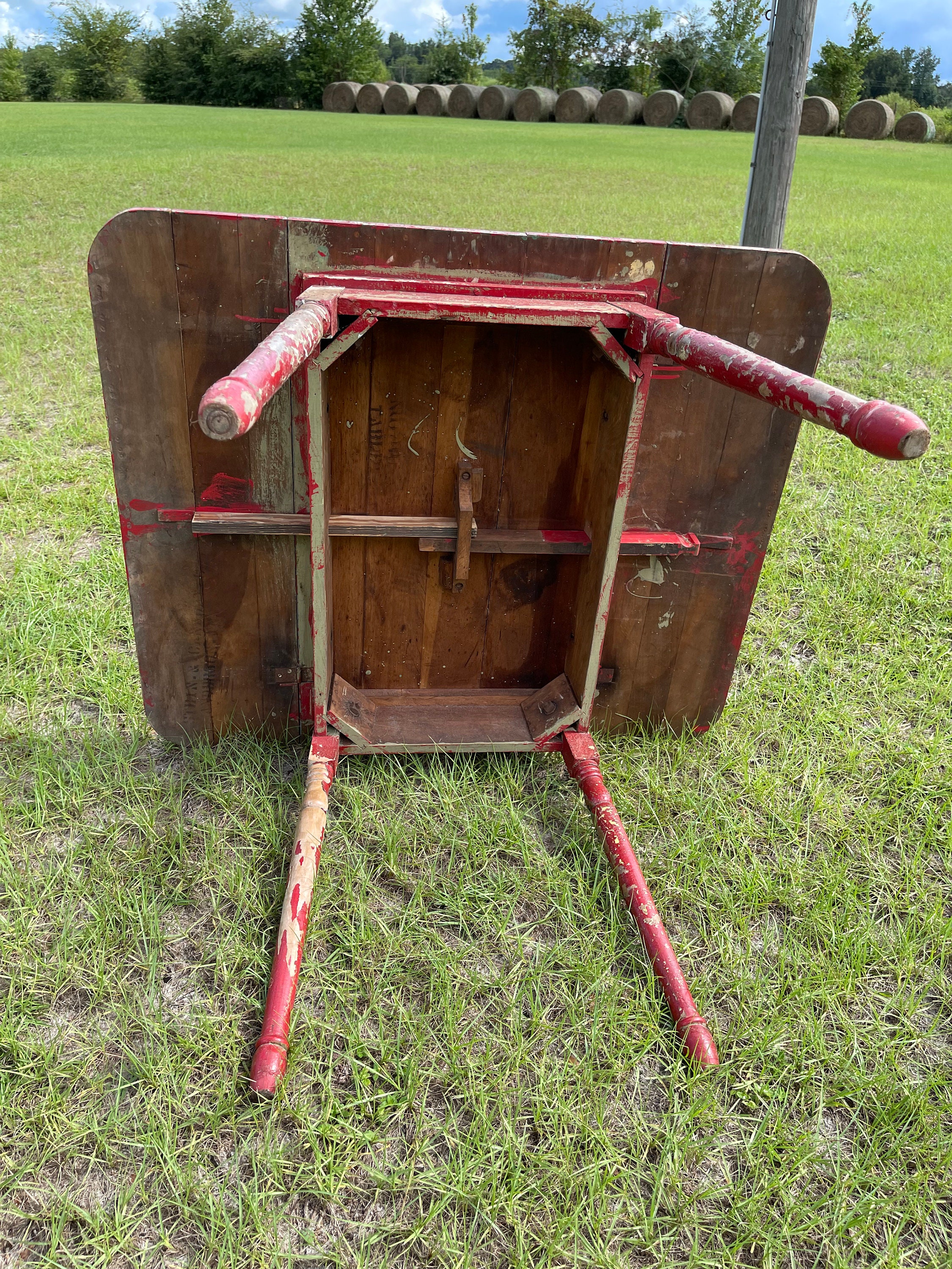 Drop Leaf Farmhouse Table, Wood Table, Primitive Furniture, Entry Table ...