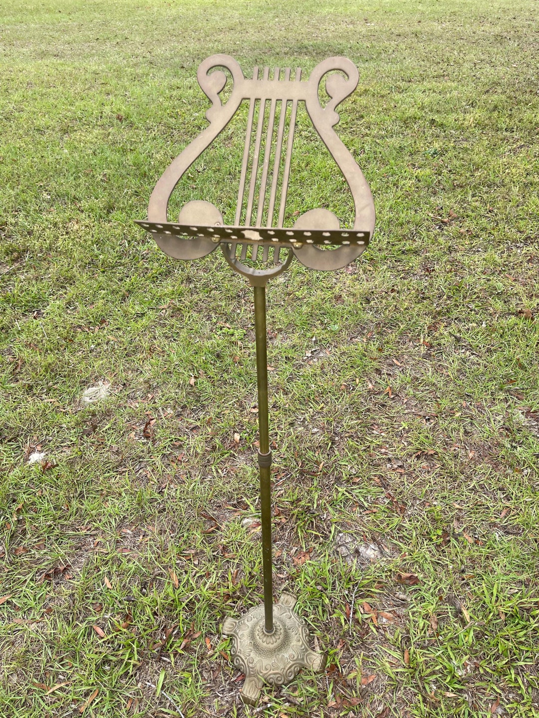 Brass Music Stand, Lyre Sheet Music Stand, Adjustable Stand,music Note ...