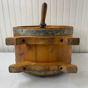 Antique Wood Butter Churn, Countertop Churn, Farmhouse Decor ...