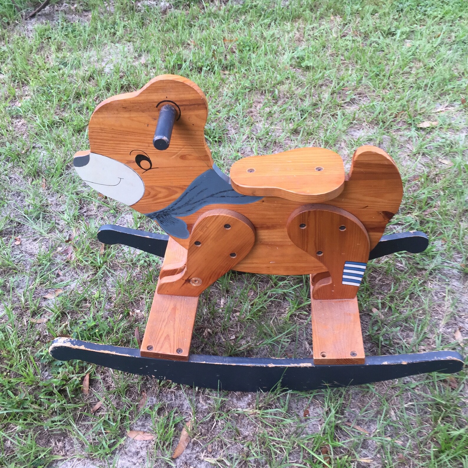 Wood Rocking Bear Farmhouse Decor Riding Toy Vintage Bear | Etsy