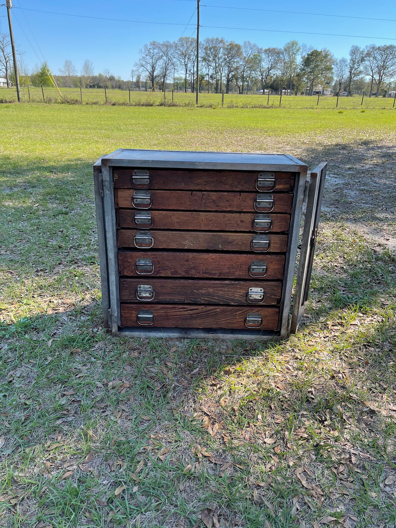 Mechanics Cabinet, Machinists Cabinet, Garage Decor, Man Cave ...