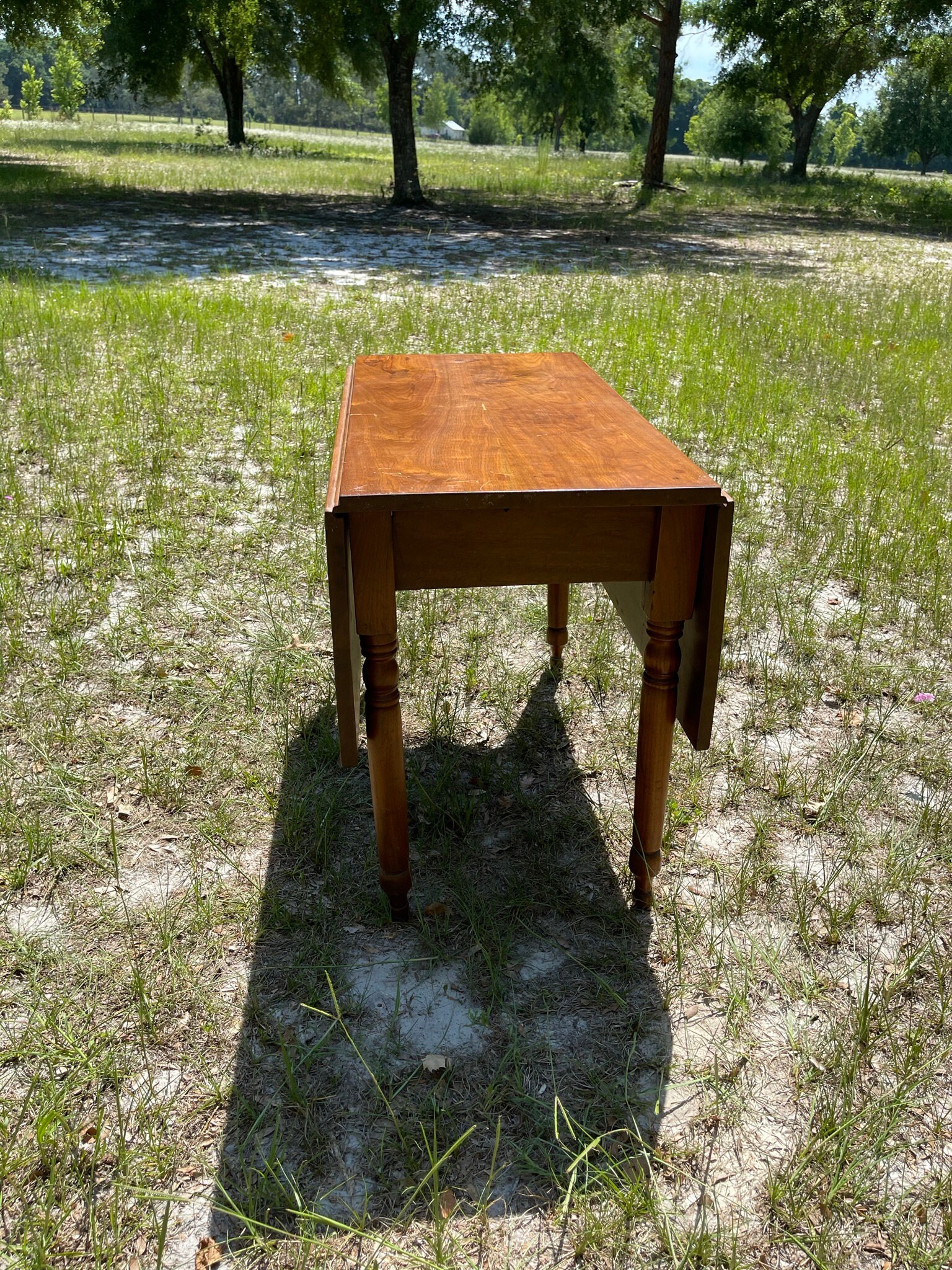 Antique Drop Leaf Table, Wood Furniture, Dining Table, Farmhouse ...