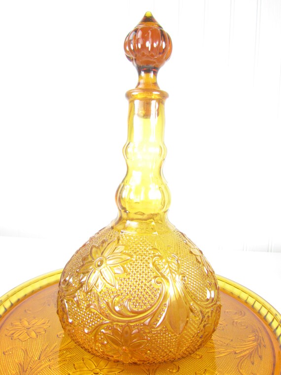 Drink & Barware Kitchen & Dining Cordial Set collectible glass bottle ...