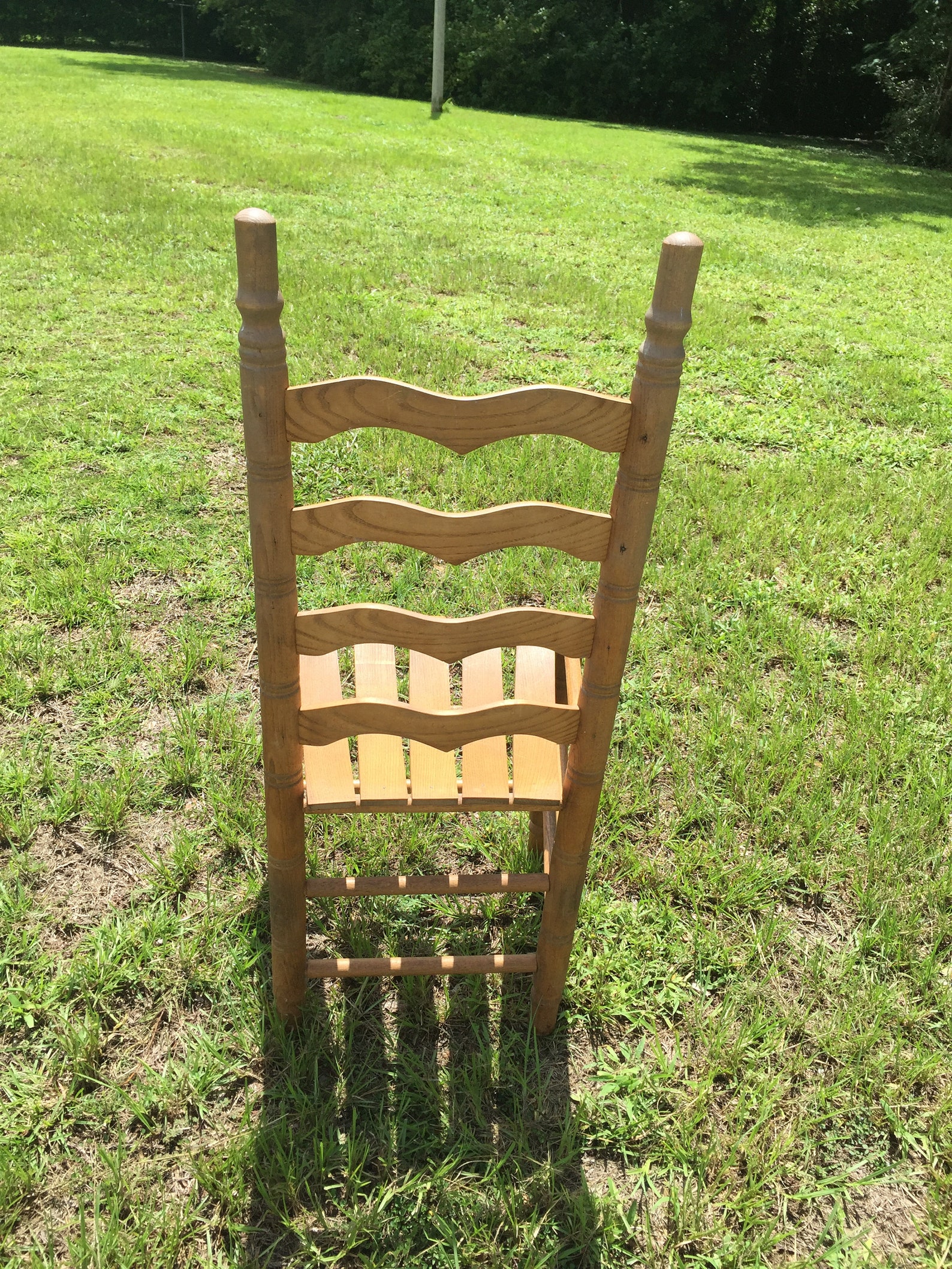 Primitive Furniture Ladder Back Chair French Country Decor | Etsy