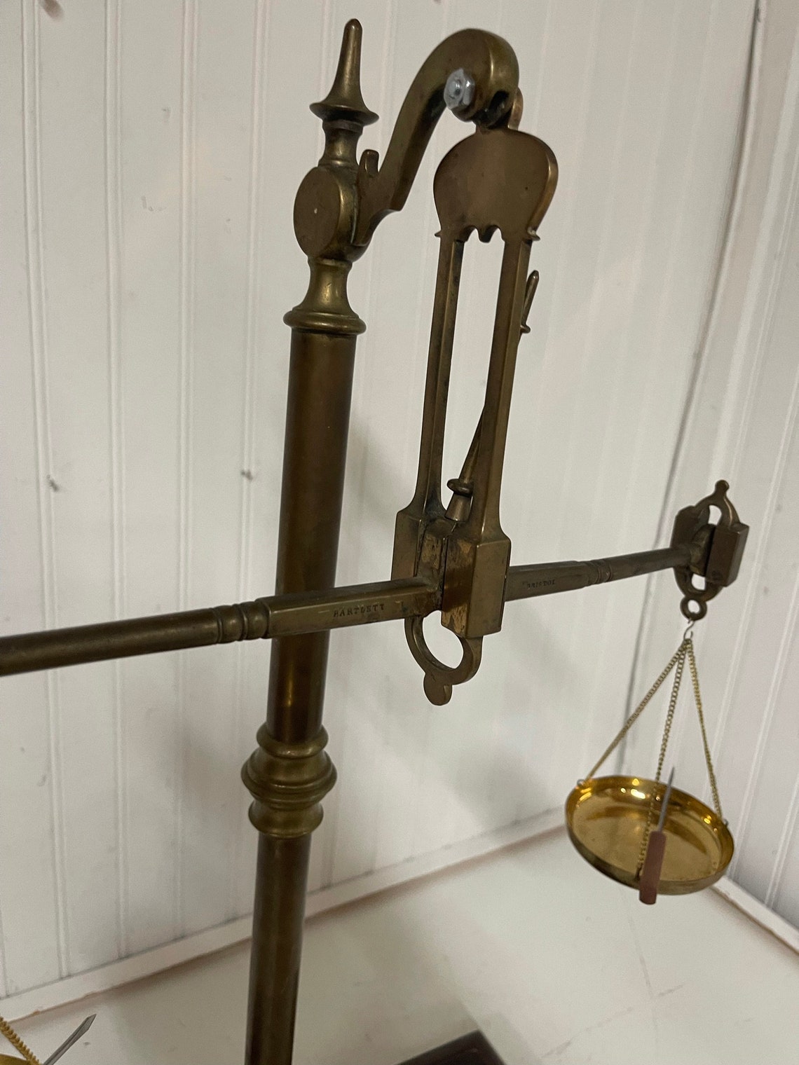 Brass Scale Bartlett Bristol Brass Beam Scale Brass - Etsy
