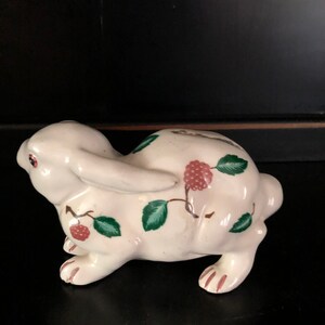 Bunny Rabbit Bank, Ceramic Rabbit Sculpture, Fornari Made in Italy ...