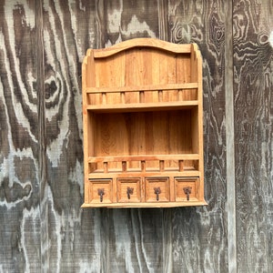 Vintage Wall Cabinet, Kitchen Cabinet, Display Shelf,distressed ...