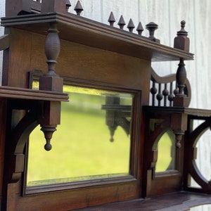 Antique Victorian Shelf, Vintage Wall Decor, Wood Corner Shelf, Vintage ...