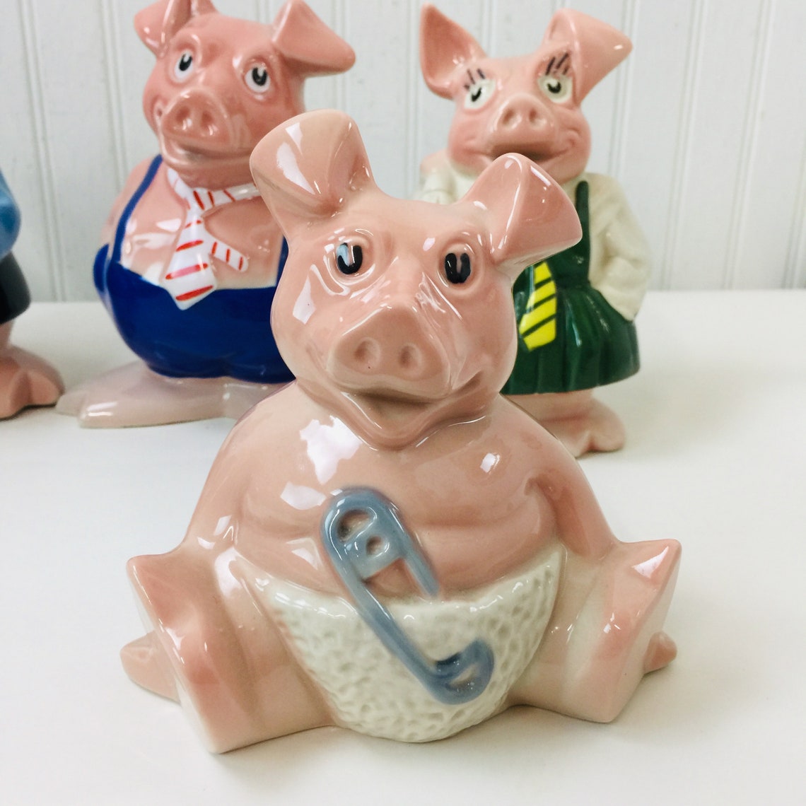 WADE PIG FIGURINE Wade Piggy Banks Ceramic Pigpiggy Bank - Etsy