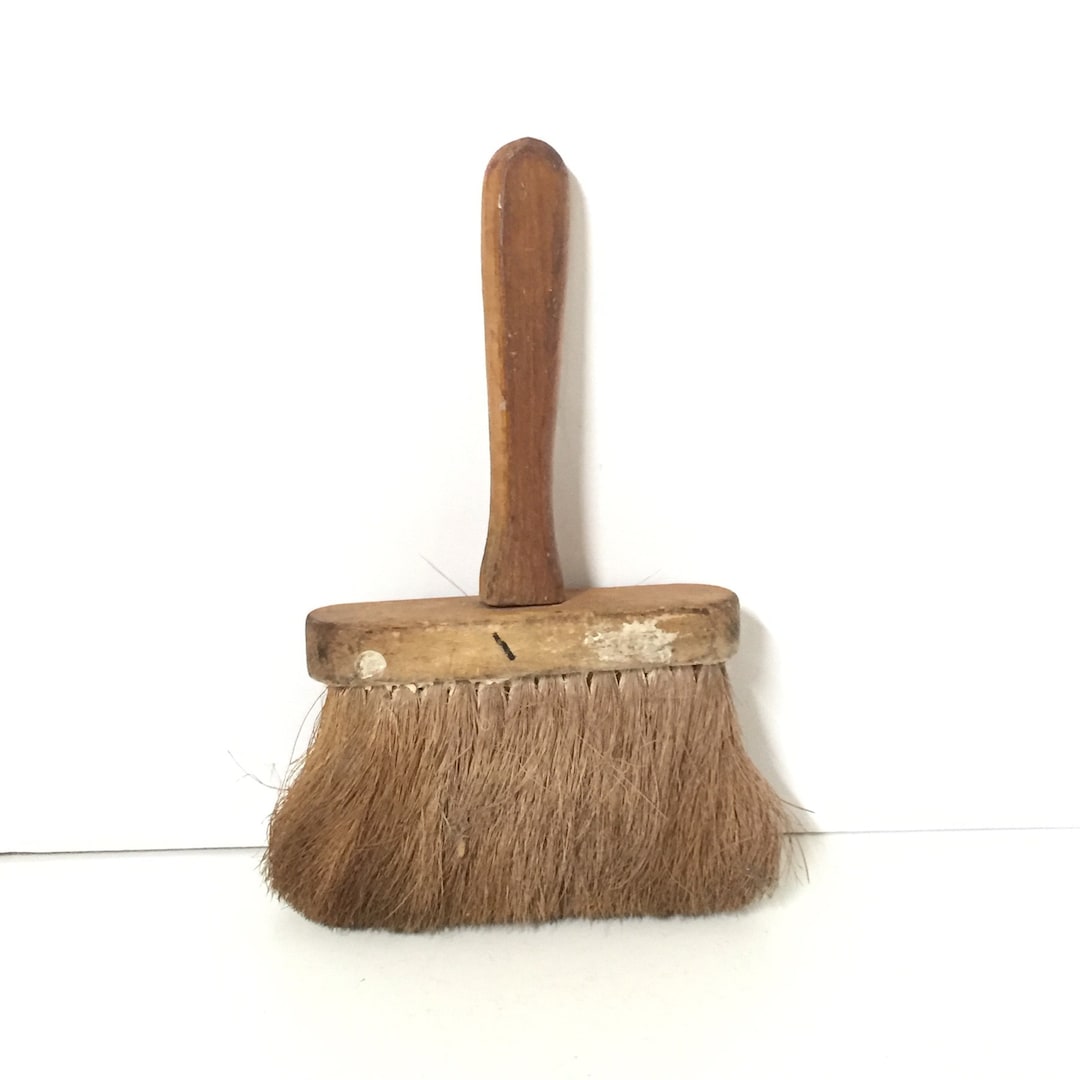 Vintage Paint Brush, Wallpaper Brush, Wood Handle Brush, Primitive ...