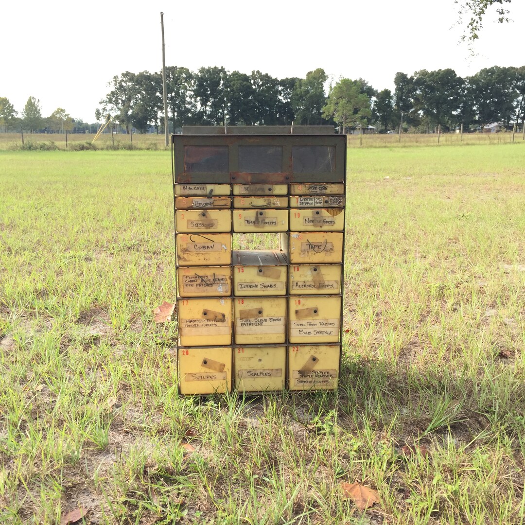 Military Medical Cabinet, Storage Drawers, Military Organizer ...