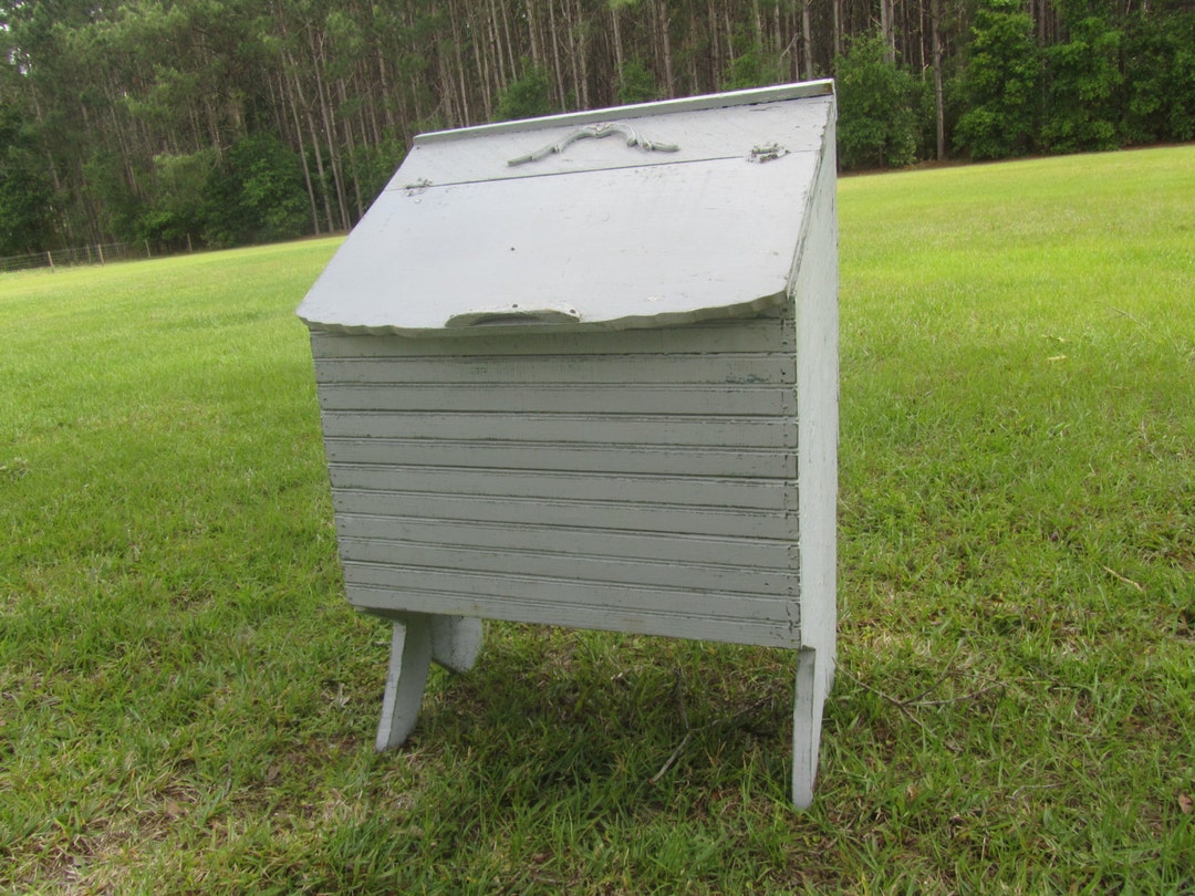 Antique Storage Chest, Large Wood Box,primitive Furniture,primitive ...