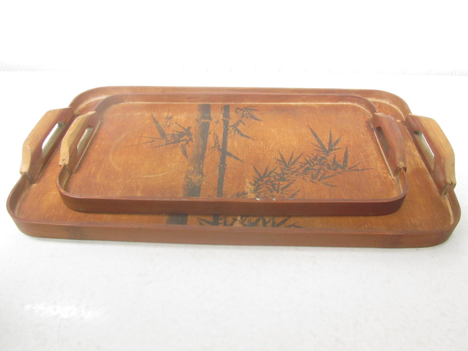 Vintage Serving Tray Wood Tray Home Decor Serving Tray | Etsy