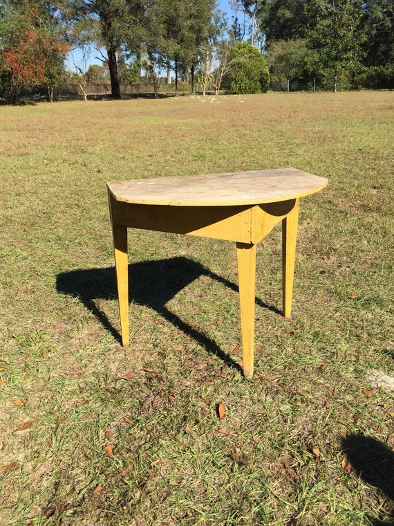 Half moon kitchen table store