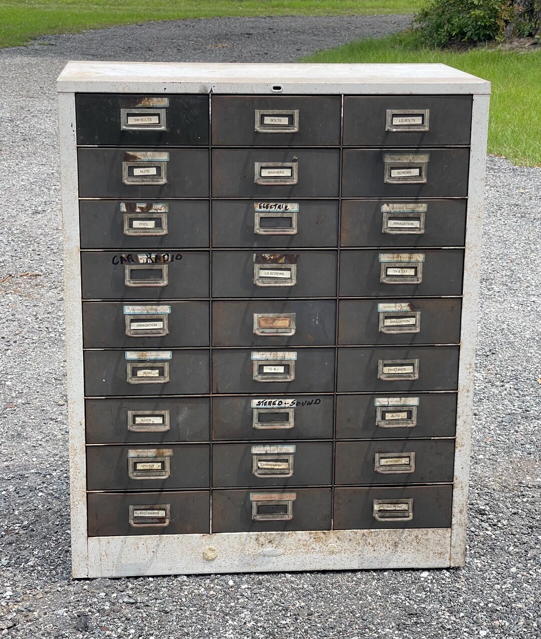 Metal Storage Drawer, Apothecary, Storage Cabinet, Organizer, Coin ...