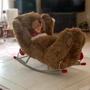 Vintage Steiff Bear, Steiff Rocking Bear, Vintage Stuffed Animal ...