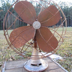Vintage Metal Fan, Rusty Fan, Photo Prop, Antique Fan, - Etsy