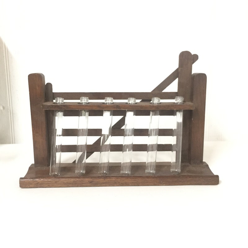 Wood Test Tube Rack - Etsy
