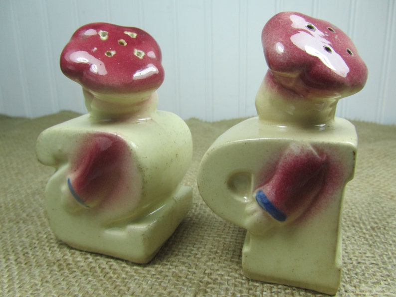 Vintage Letter,vintage Salt and Pepper Shaker,baker, Red, S&p ...