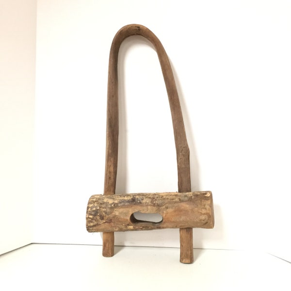 Primitive Wood Cattle Yoke - Etsy