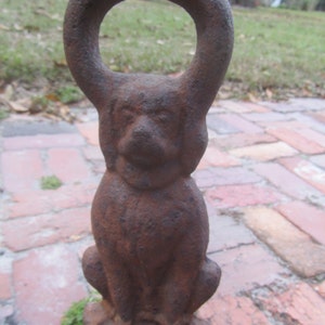 Antique Dog Andirons, Fireplace Tools, Log Holder, Rusty Metal, Metal ...